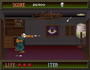 Splatterhouse - A Boom of Thunder...Darkness...a Scream...and then!