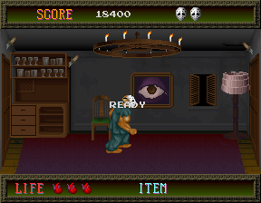 Splatterhouse - A Boom of Thunder...Darkness...a Scream...and then!