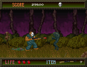 Splatterhouse - A Boom of Thunder...Darkness...a Scream...and then!
